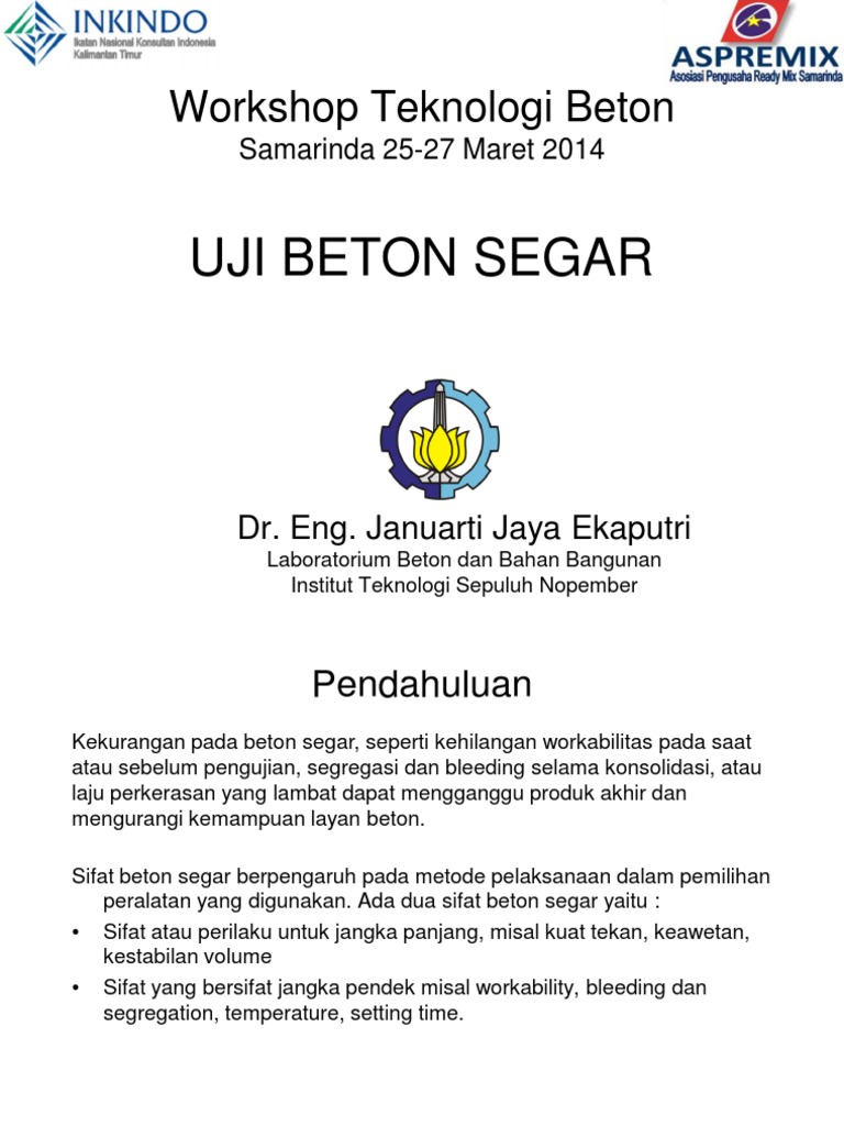 Tes Beton Segar | PDF