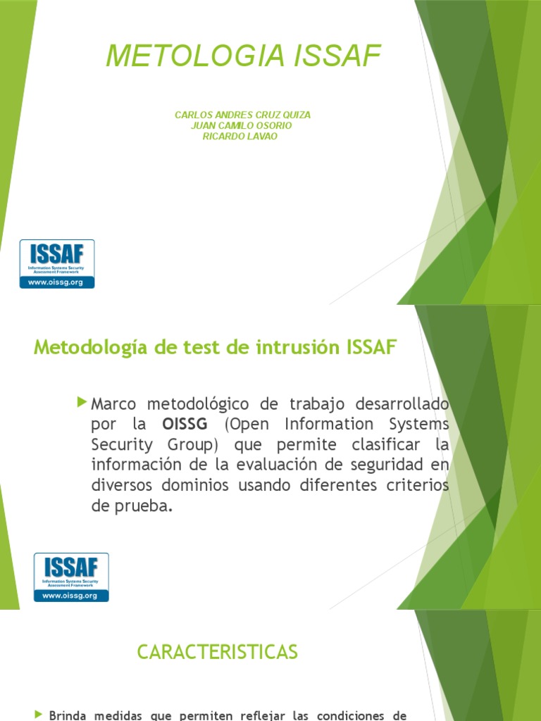 Metologia Issaf | PDF | La seguridad informática | Seguridad