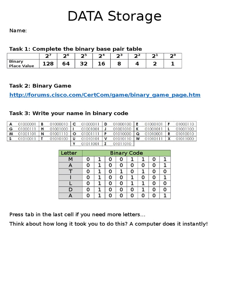 Data Storage | PDF | Computers