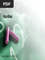 Hurdle Placement Heights | PDF | Track And Field | Sport Of Athletics