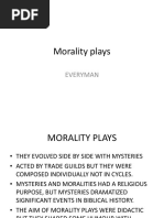Everyman - Morality Play | PDF