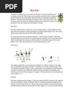 Shot Put Rules and Regulations Guide | PDF