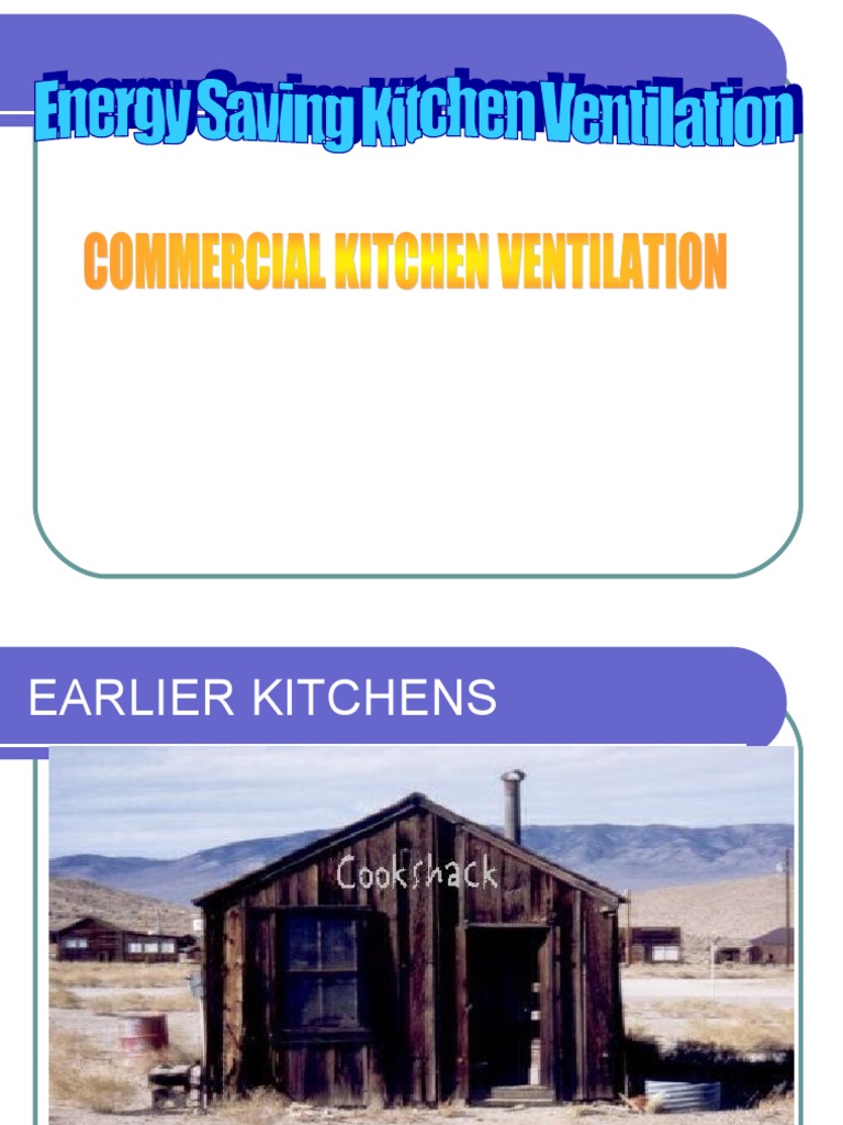 Commercial Kitchen Ventilation Guide | PDF | Ventilation (Architecture ...