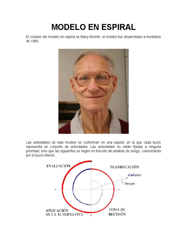 Modelo Espiral de Desarrollo de Software | PDF