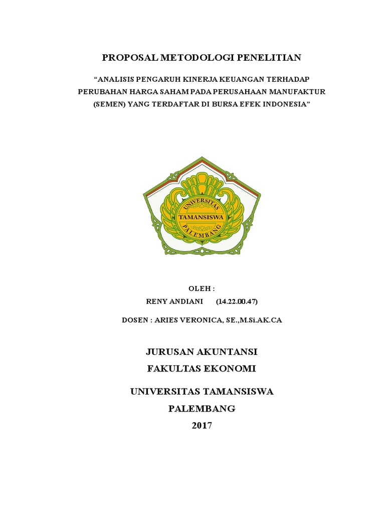 Proposal Metodologi Penelitian | PDF