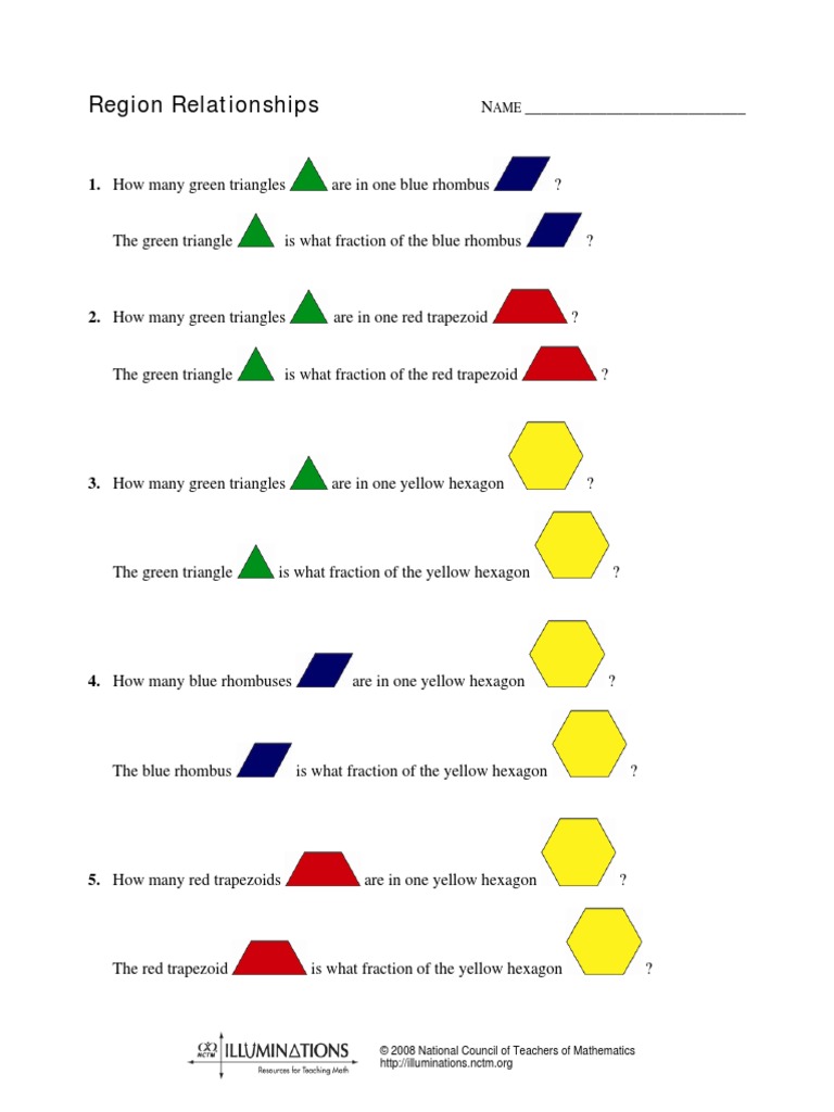 Funfractions As Regionrelationships2 | PDF | Geometry | Geometric Objects