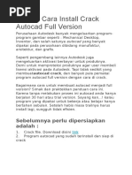 Cara Install Autodesk AutoCAD 2025 Full Version | PDF