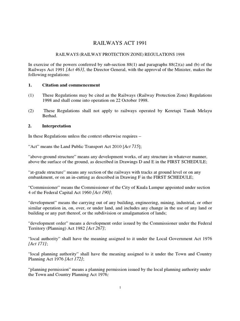 Spad - Railway Act PDF | PDF | Deep Foundation | Engineering