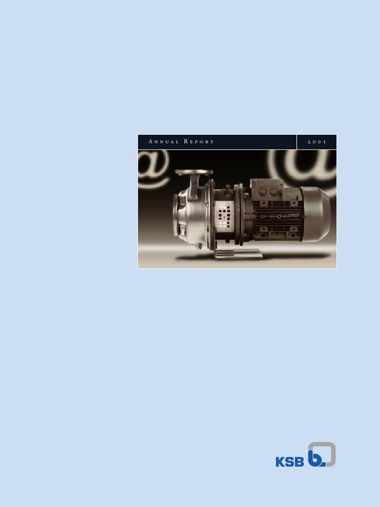 KSB - Annual Report 2001 PDF | PDF
