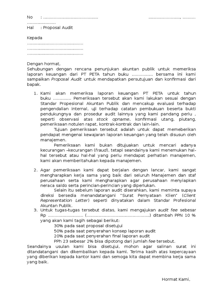 Audit Proposal | PDF