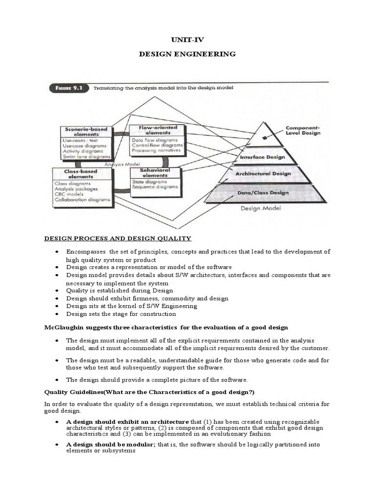 Unit-Iv Design Engineering | PDF | Component Based Software Engineering | Class (Computer ...