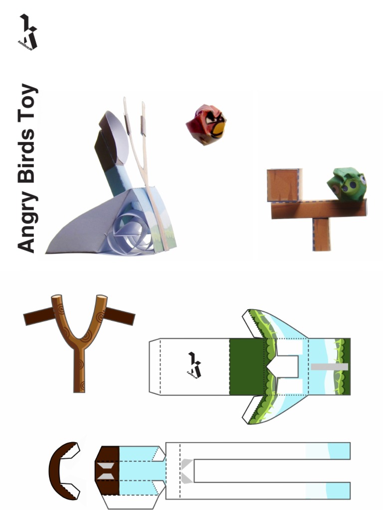 Angry Birds Paper Craft Toy Model Paper Craft PDF | PDF