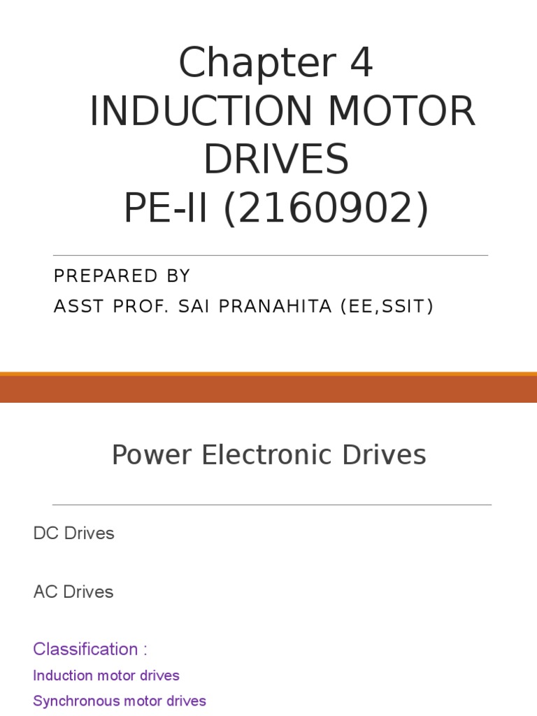 Induction Motor Drives: Speed Control Methods | PDF | Power Inverter ...