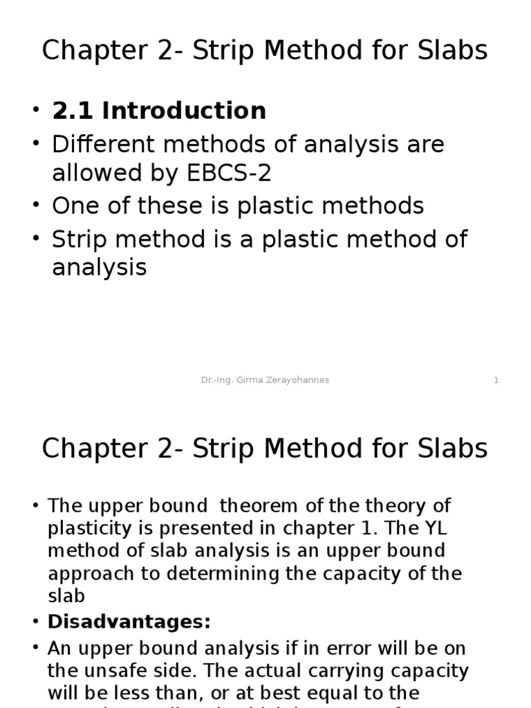 Method Strip | PDF | Beam (Structure) | Bending