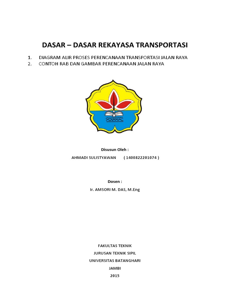 Flowchart, RAB Dan Gambar Perencanaan Jala Raya | PDF