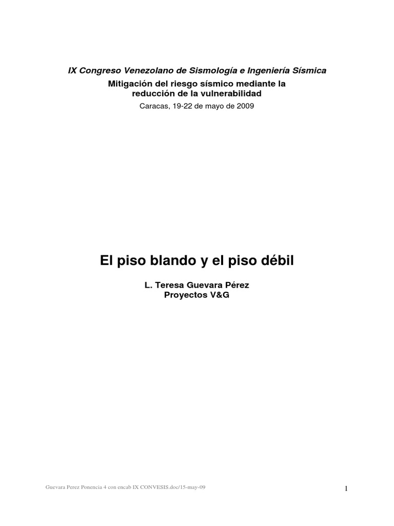 Irregularidades Sísmicas en Edificios | PDF | Columna | Temblores
