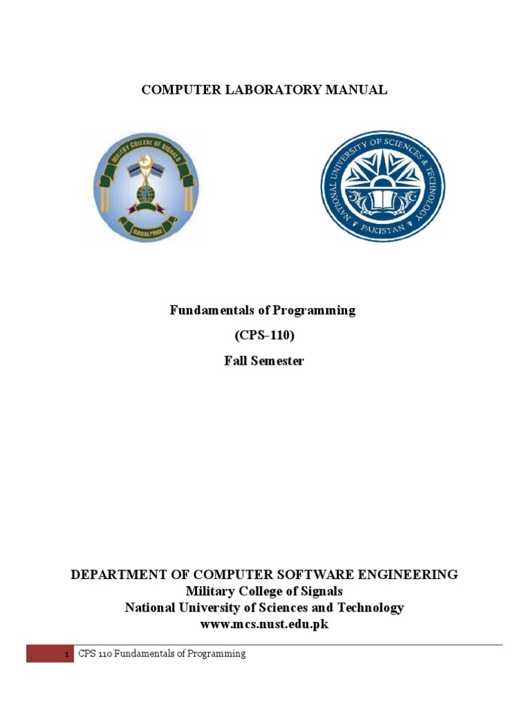 Manual Pdf Array Data Structure Parameter Computer Programming