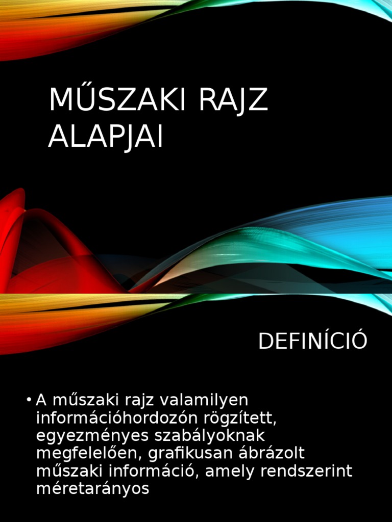 01 - Muszaki Rajz Alapjai | PDF