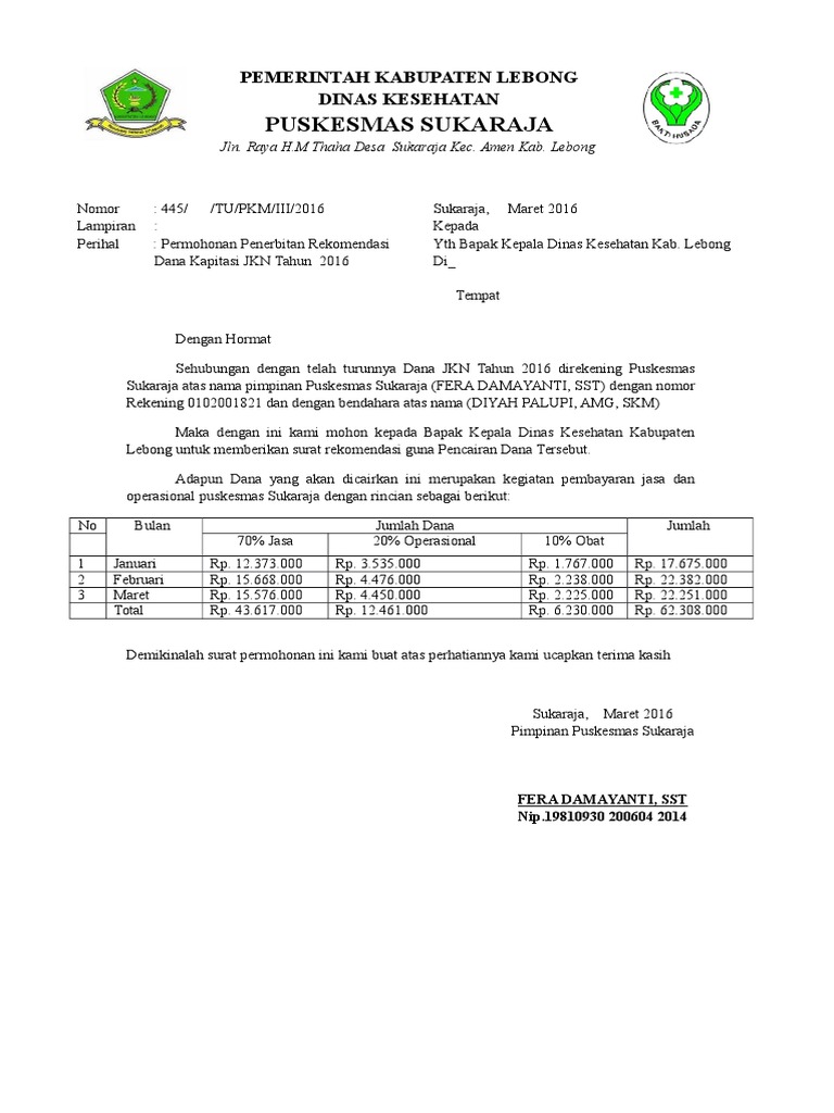 Kop Surat Edit | PDF