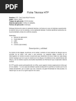 Test HTP (Ficha Tecnica) | PDF