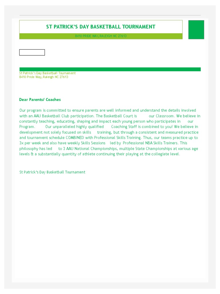 ST Patrick Letter | PDF | Career & Growth