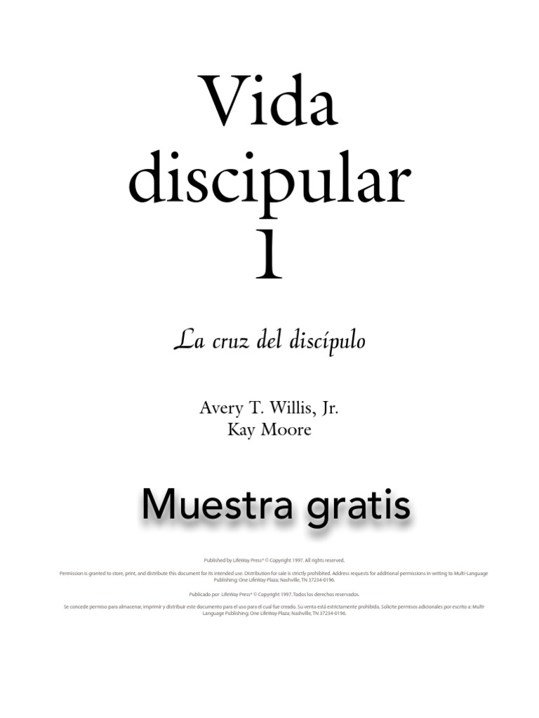 Vida Discipular 1 PDF | PDF | Cristo (título) | Jesús