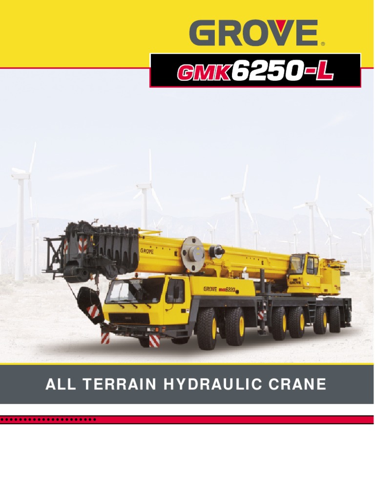 Guindaste GROVE MAKRO GMK6250L PDF | PDF | Truck | Engines