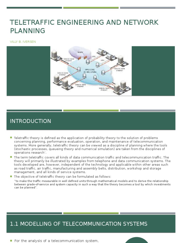 Teletraffic Engineering and Network Planning | PDF | Telecommunication ...