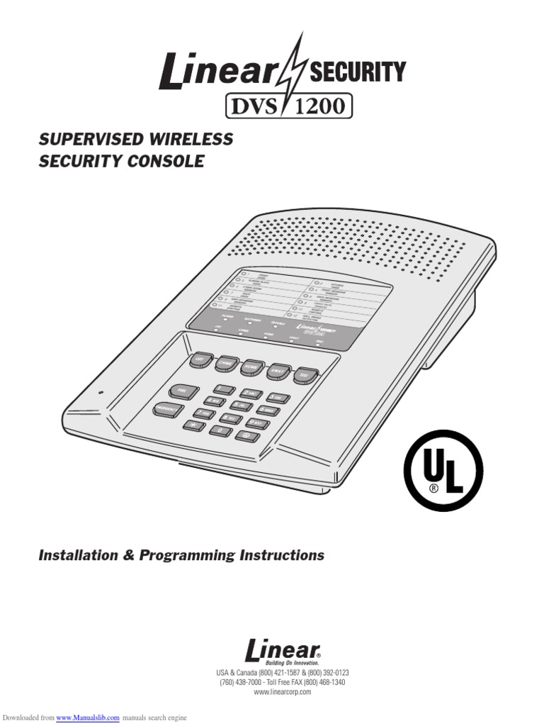 Dvs 1200 | Security Alarm | Equipment