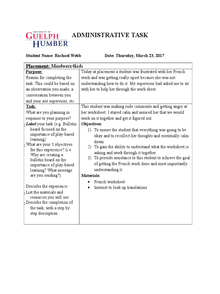 Admin Task 20 - March 23 | PDF