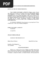 Secretary's Certificate of Board Resolution On Bank Signatories | PDF ...