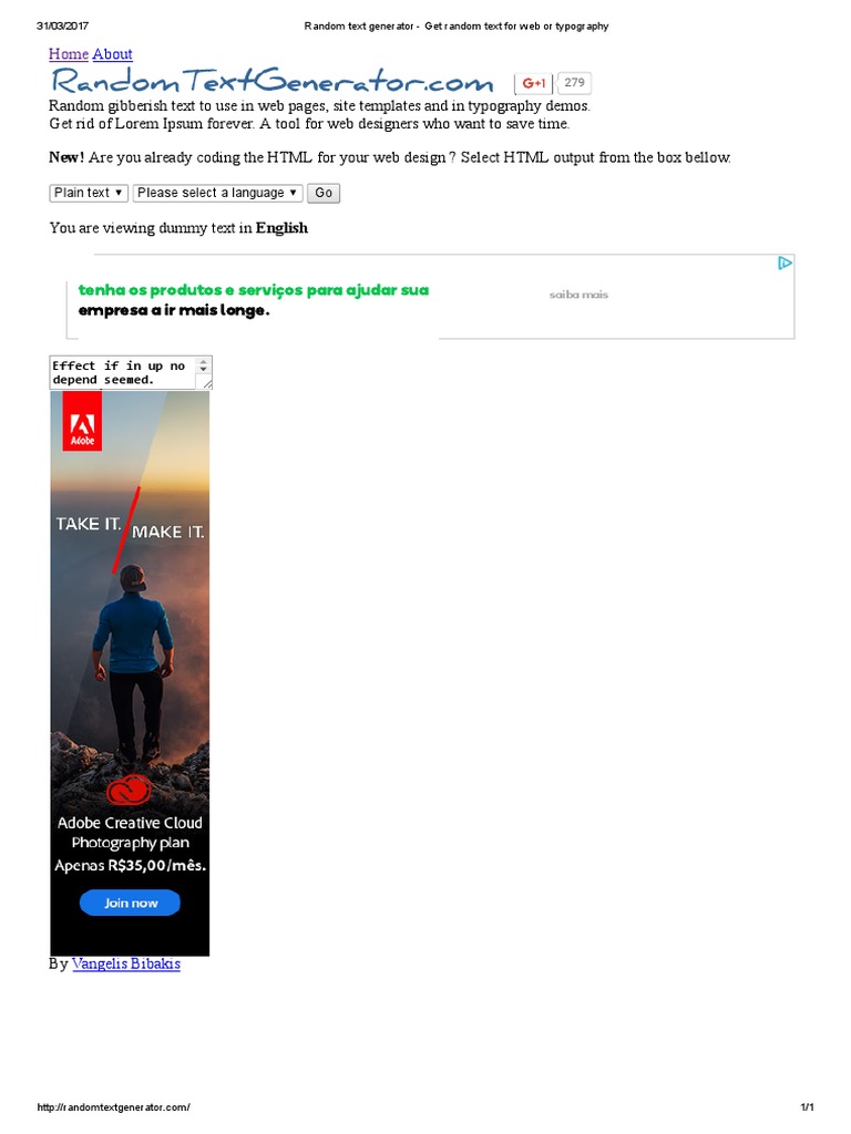 Random Text Generator: A Tool for Web Designers to Quickly Generate ...