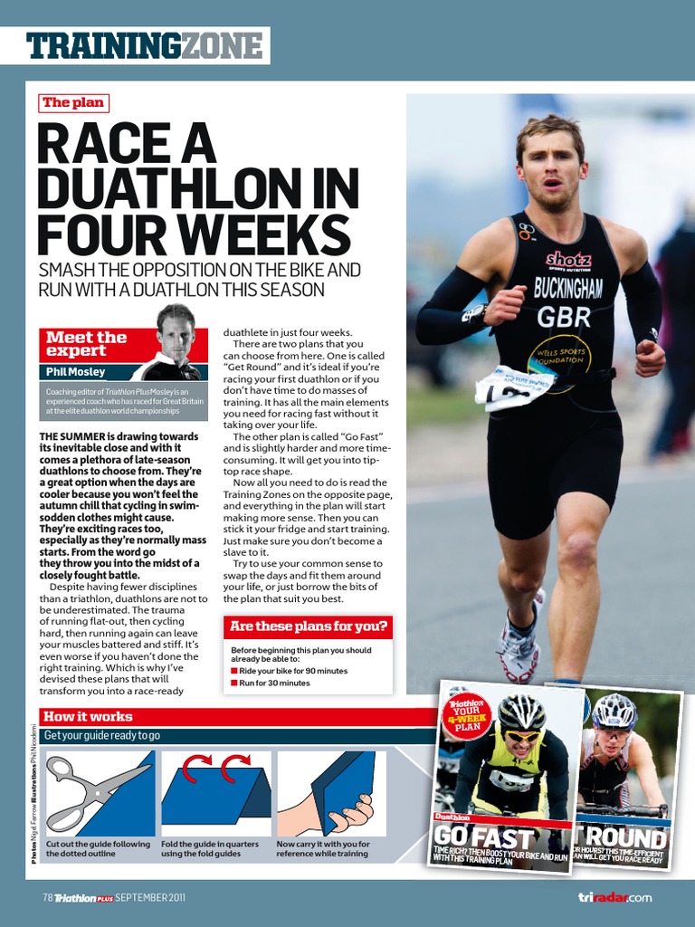 Race Duathlon in Four Weeks 2 | PDF | Games Of Physical Skill | Racing
