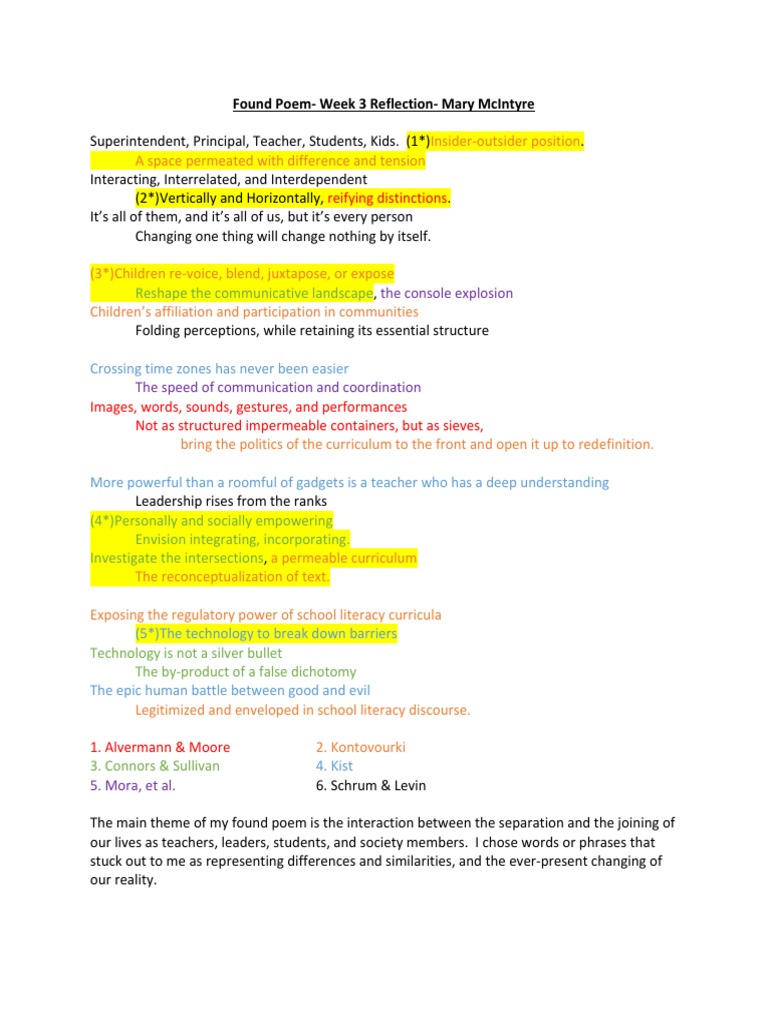 Pdfannotatedfound Poem | PDF | Science & Mathematics