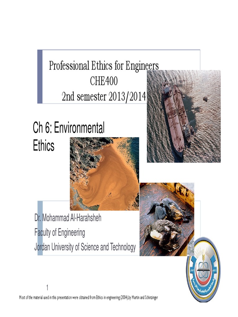 Environmental Ethics in Engineering | PDF