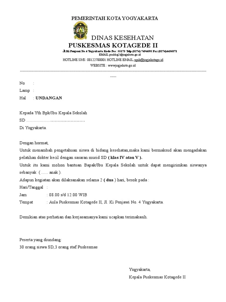 Undangan Dokcil | PDF