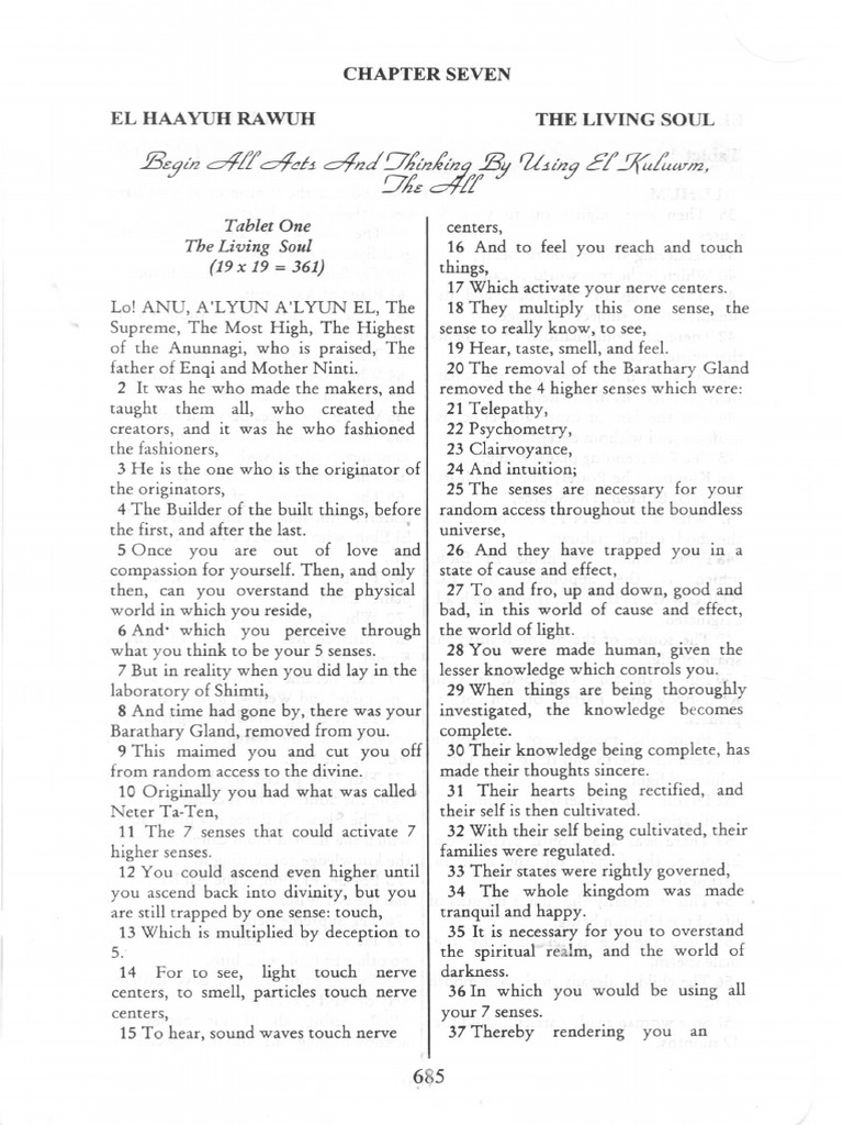 Chapt 7. The Living Soul PDF | PDF | Plane (Esotericism) | Healing