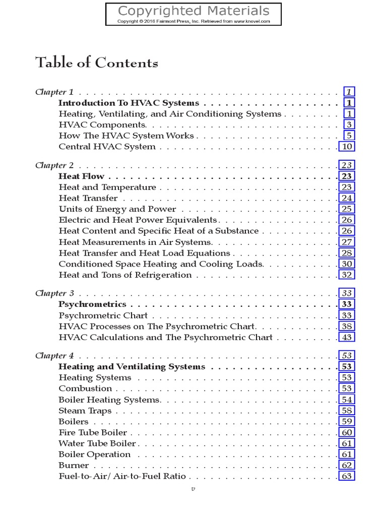 Table of Contents | PDF | Hvac | Air Conditioning