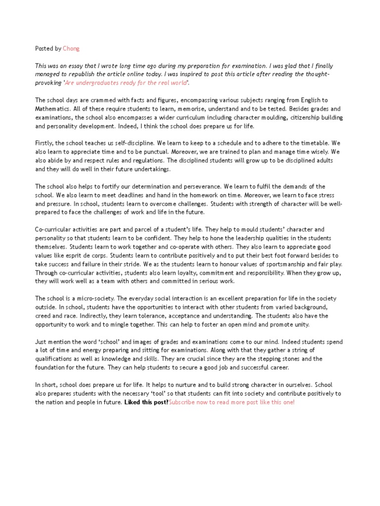 Muet Essay | PDF | Quality Of Life | Test (Assessment)