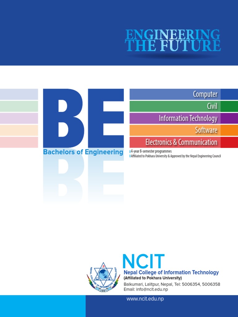 NCIT Prospectus 2016 | PDF | Engineering | Civil Engineering