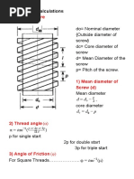 Power Screw Example Problems | PDF | Screw | Mechanical Engineering