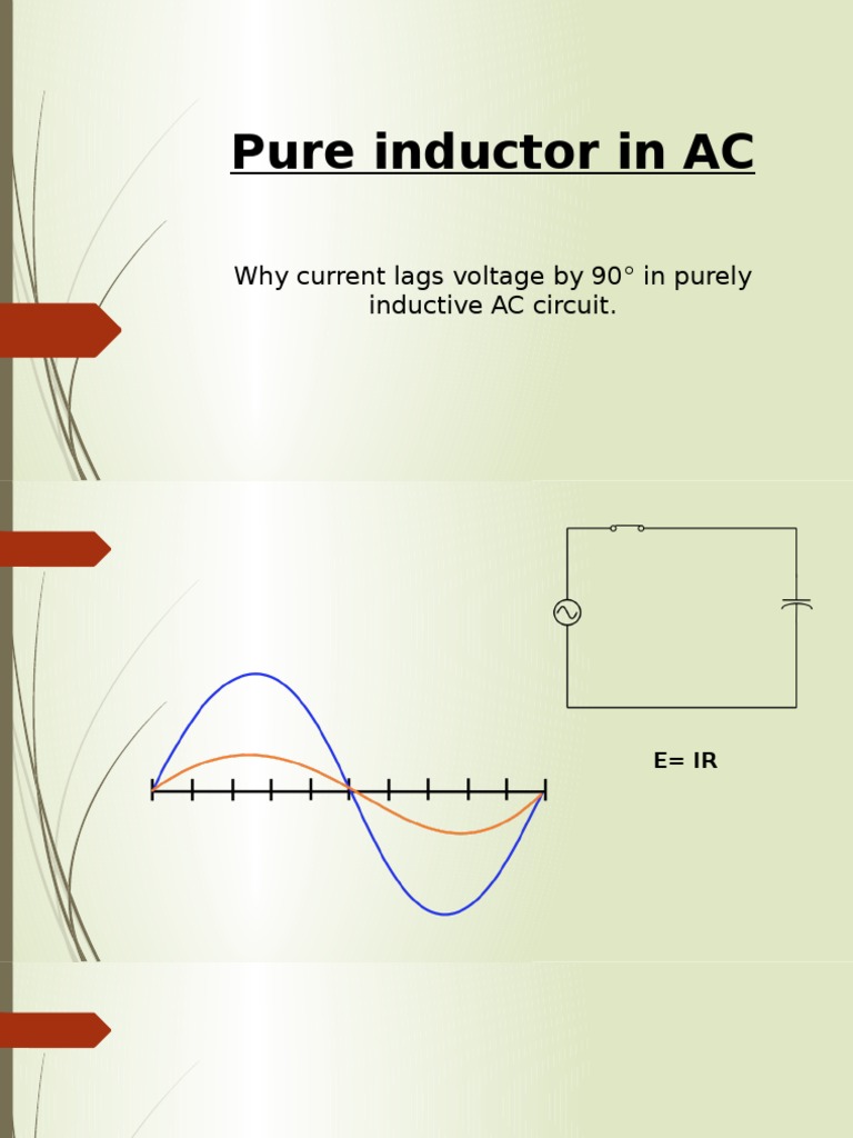 Pure Inductor in AC - PPX | PDF