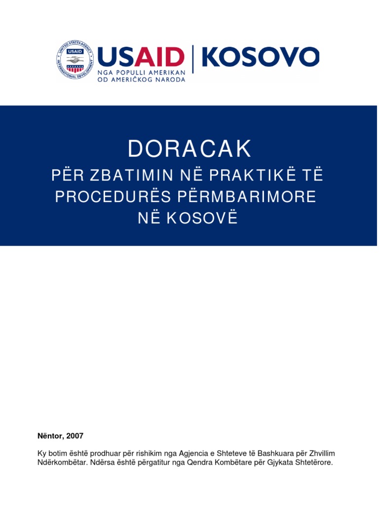 ENF Civil Execution Handbook, 21 November 2007, (ALB) | PDF