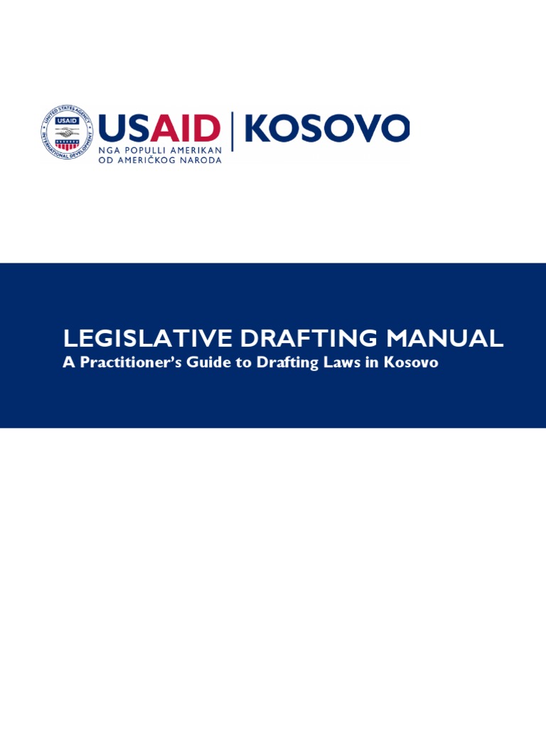 Legislative Drafting Manual | PDF | Committee | Policy