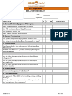 Behavior Based Safety Checklist | PDF | Personal Protective Equipment ...