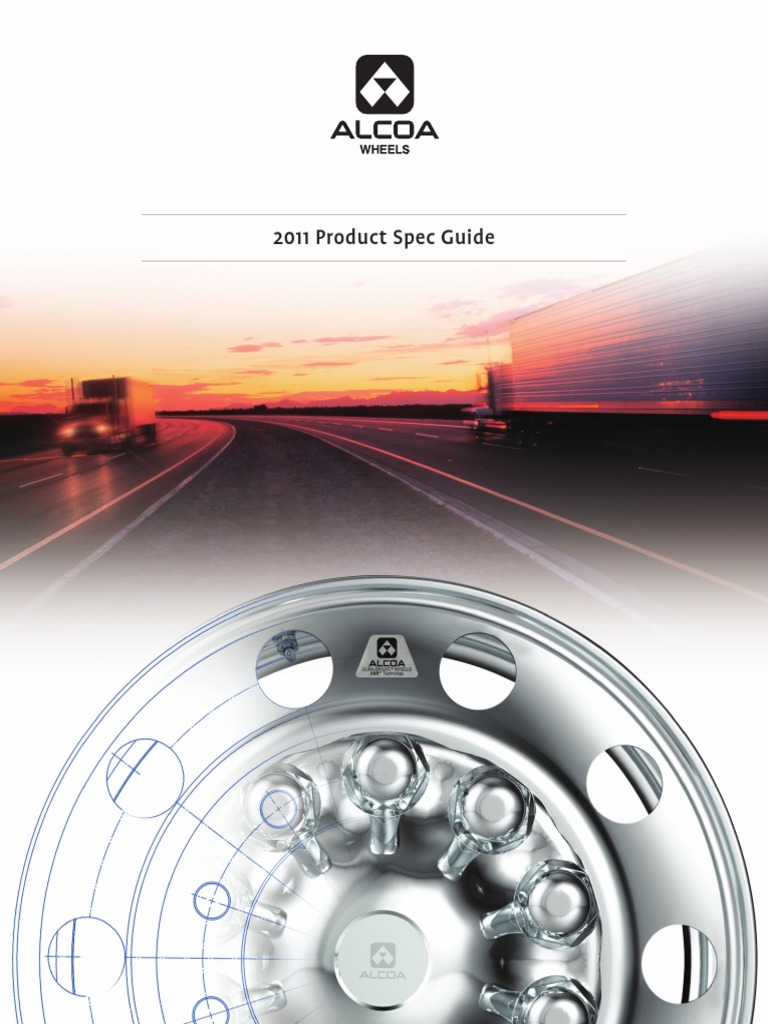 2011 Alcoa Spec Guide | PDF | Tire | Automotive Technologies