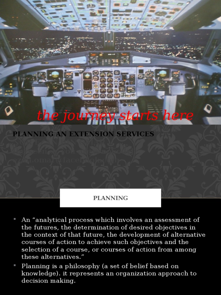 Effective Extension Services Planning | PDF | Strategic Planning | Goal