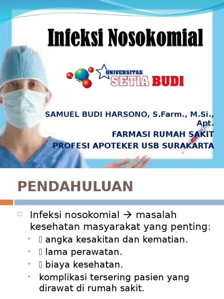 Kuliah 4b. Infeksi Nosokomial | PDF