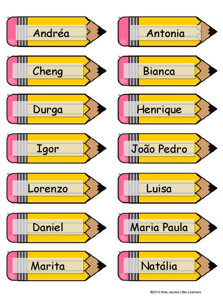 Classroom Name List | PDF