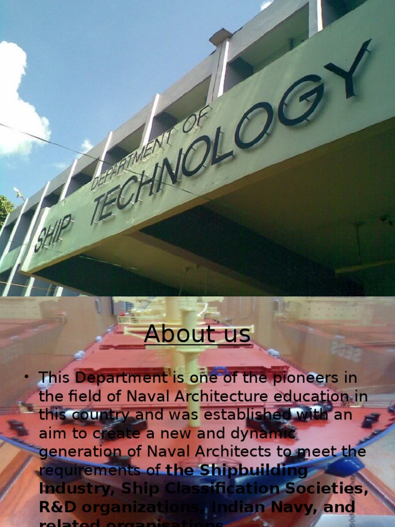 Department of Ship Technology Modified | PDF | Naval Architecture | Ships